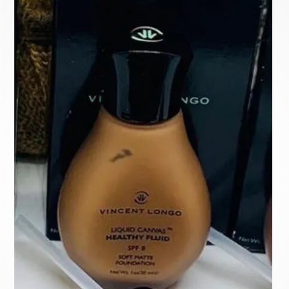 Vincent Longo | Makeup | New Vincent Longo Liquid Canvas Sheer Matte Foundation Golden Sienna ...
